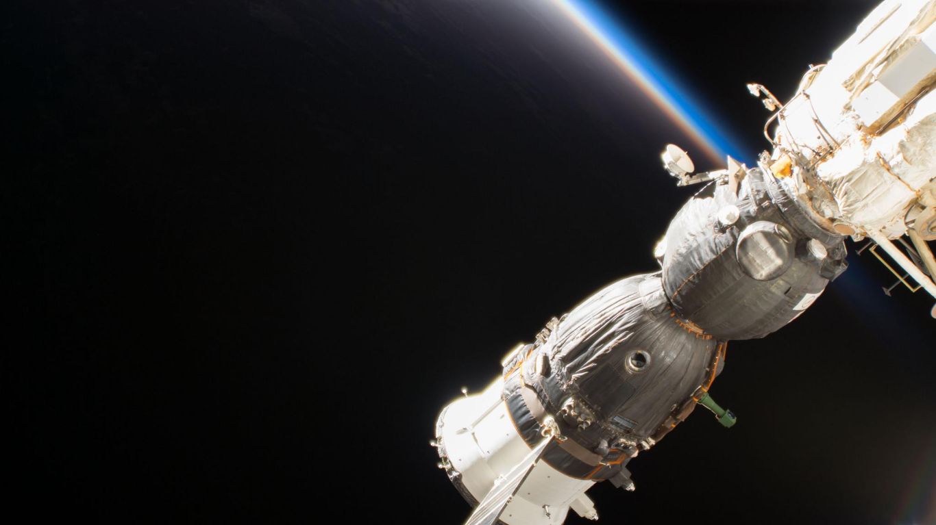 NASA Space Video Shows Swarms of UFOs Floating Near Soyuz Rocket